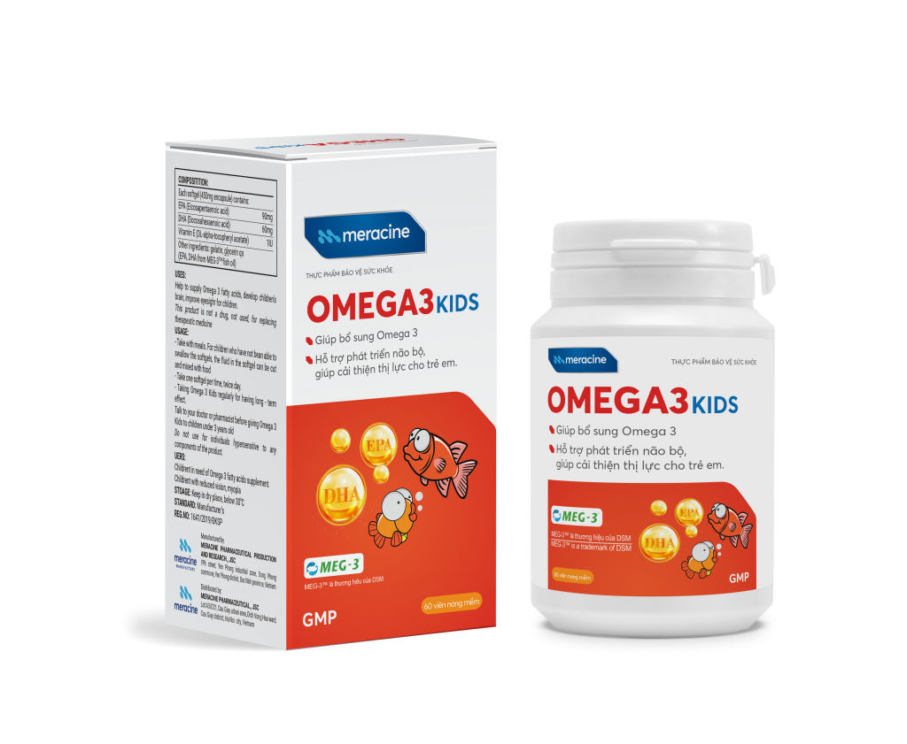 Omega 3 Kids - Bổ sung Omega 3 phát triển não bộ và thị lực